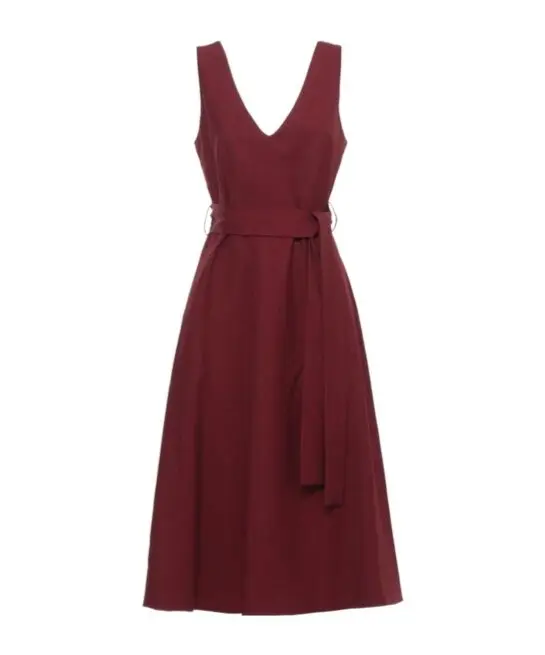 P.a.r.o.s.h Raisa Belted Midi Dress