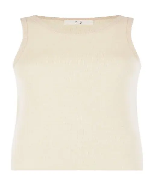 Co Crew Neck Vest - Nude