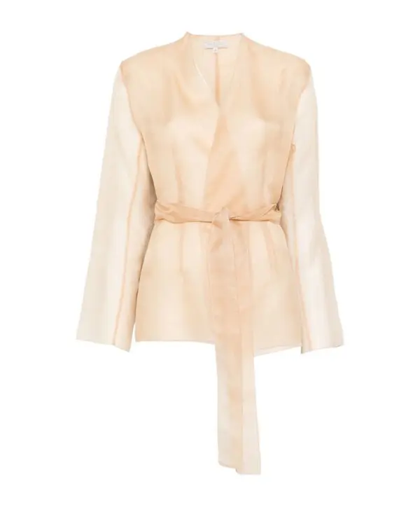 Antonelli Firenze Cinched Waist V-neck Jacket