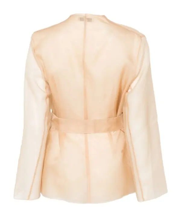 Antonelli Firenze Cinched Waist V-neck Jacket