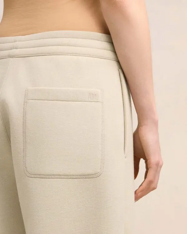 Ami High-waisted Pleated Trousers With Drawstring Waist