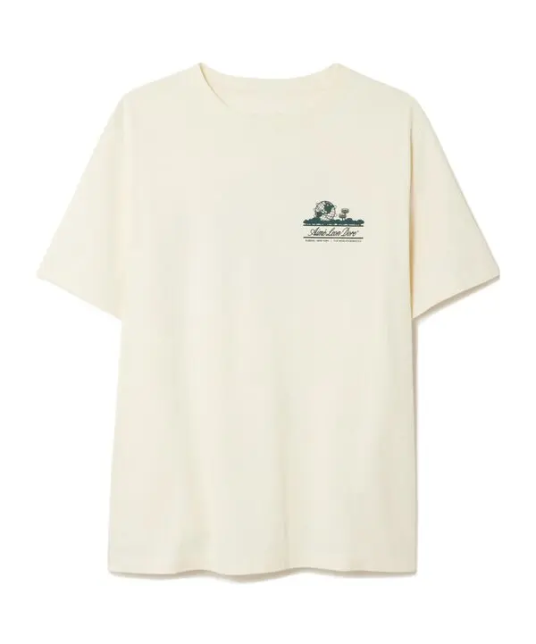 Aimé Leon Dore Unisphere Graphic Print T-shirt - Off White