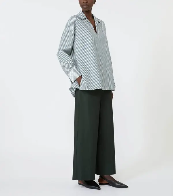 Max Mara Drawstring Wide-leg Trousers