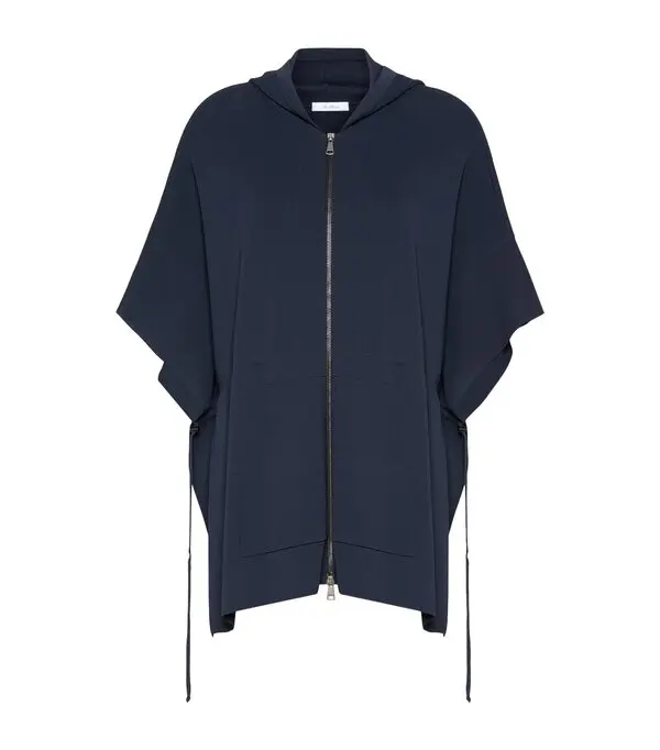 Max Mara Viscose-blend Zip-up Hoodie