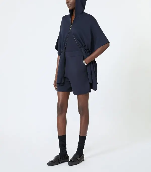Max Mara Viscose-blend Zip-up Hoodie