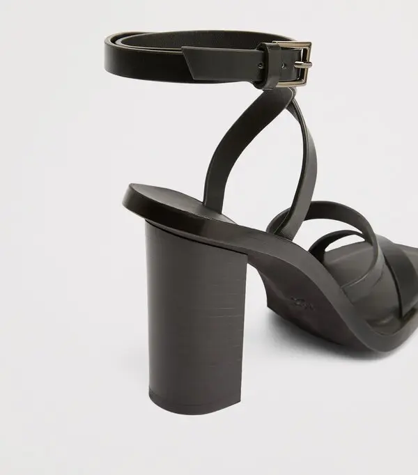 Max Mara Leather Heeled Sandals