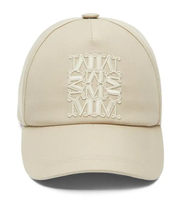 Max Mara Monogram Baseball Cap - Grey