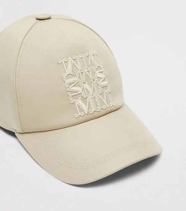 Max Mara Monogram Baseball Cap - Grey