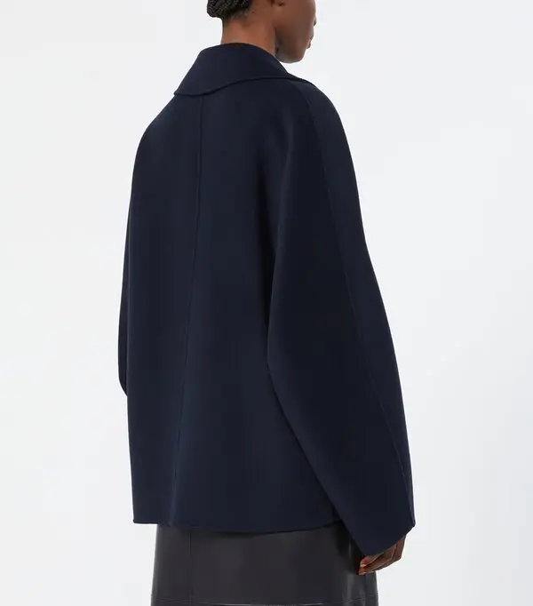 Max Mara Virgin Wool Short Peacoat