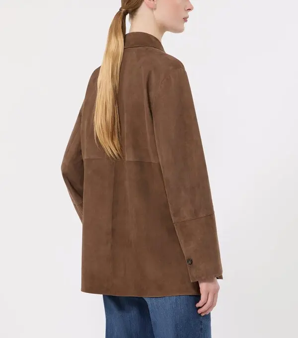 Max Mara Suede Shirt Jacket