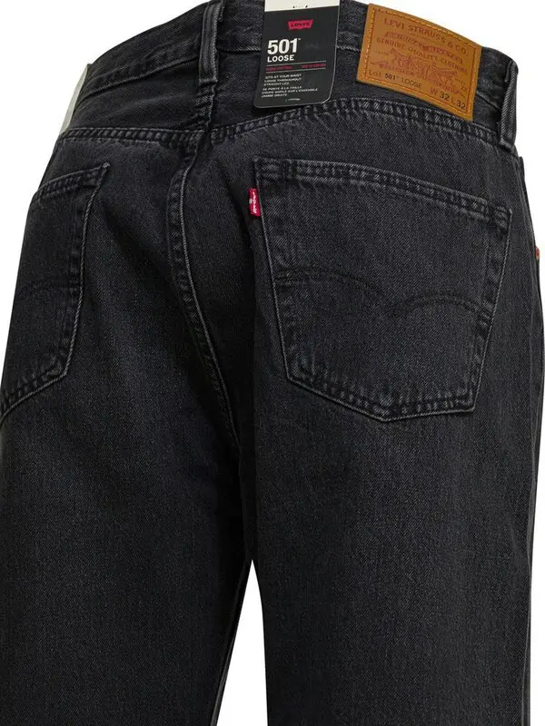 LEVI'S 501 Straight Leg Jeans - Black