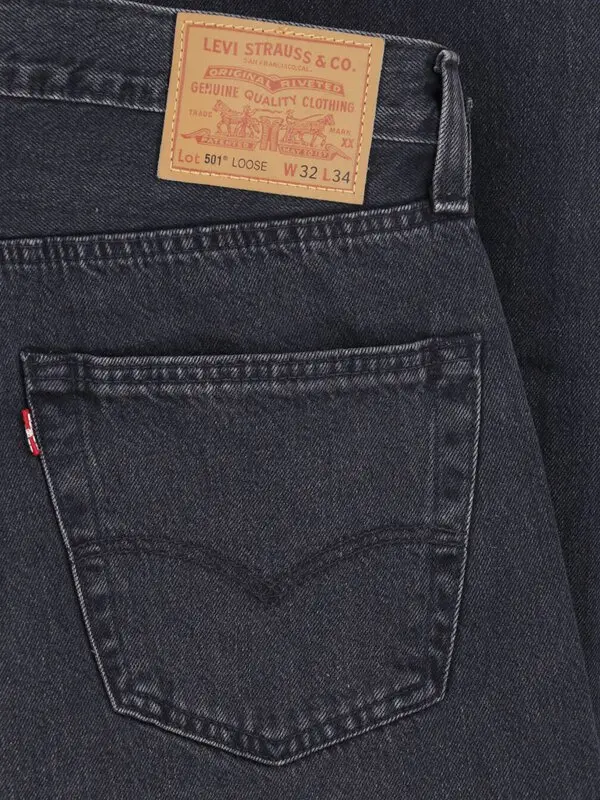 LEVI'S 501 Straight Leg Jeans - Black