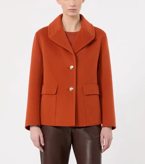 Max Mara Virgin Wool Single-breasted Jacket