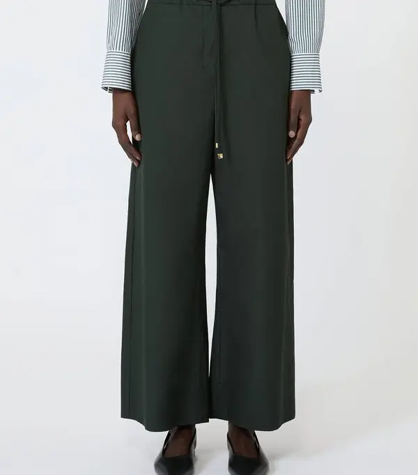 Max Mara Drawstring Wide-leg Trousers