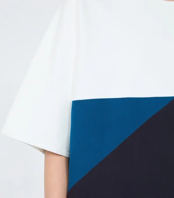 Max Mara Relaxed Fit Geometric Print T-shirt - Navy