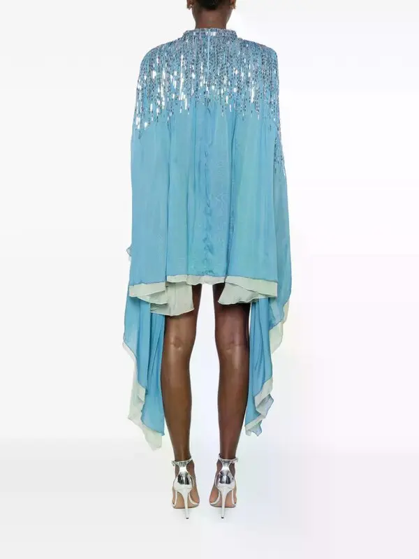 Amen Tina Sequin-embellished Mini Dress