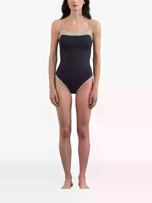 MOORER Contrasting-trim Swimsuit