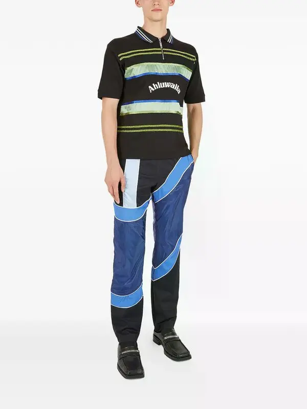 Ahluwalia Contrast Panel Drawstring Trousers