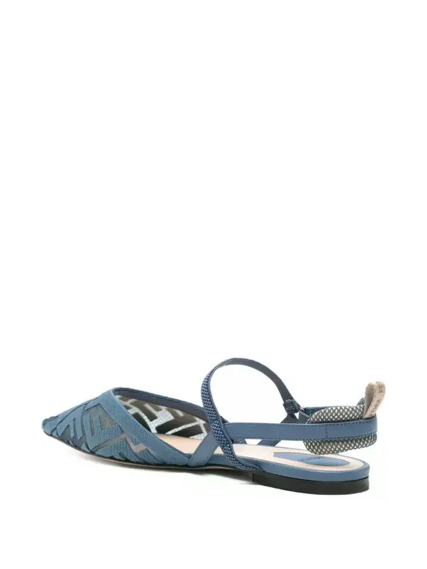 Fendi Ff Motif Slingback Pumps