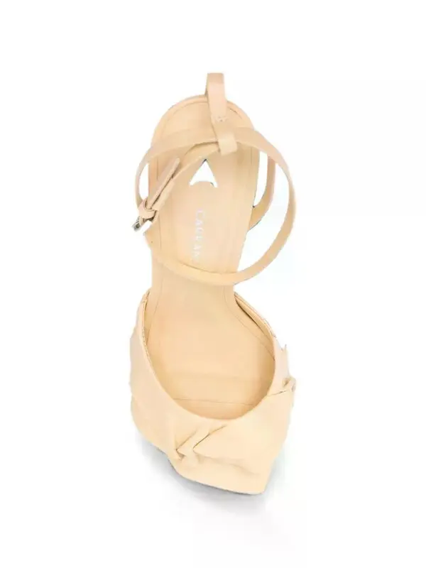 ANDREA CARRANO Ruffled Buckle-fastening Sandals