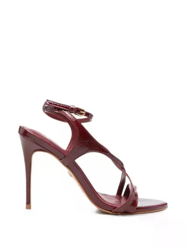 ANDREA CARRANO Patent Leather Sandals