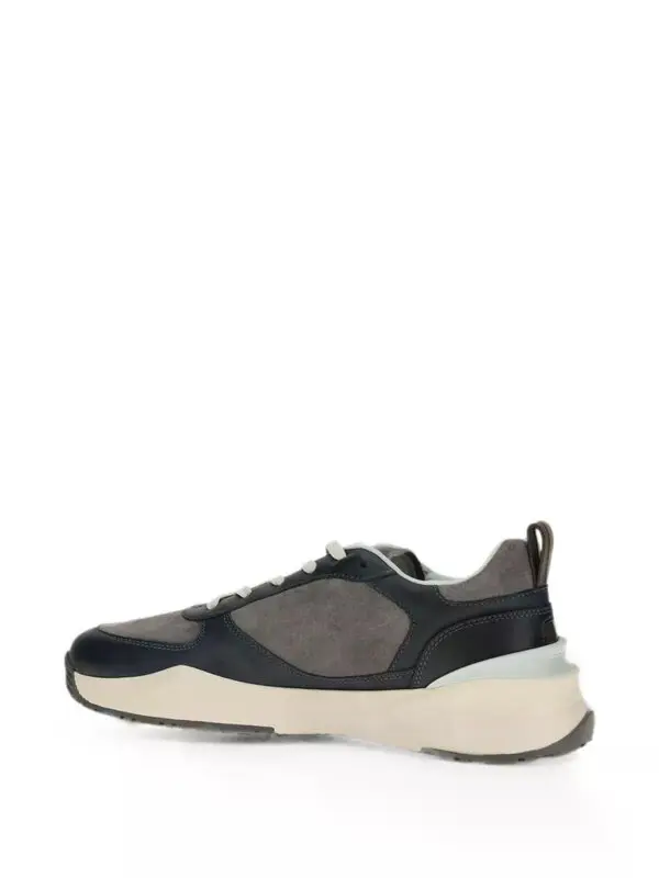 Fendi Flow Panelled Leather Sneakers
