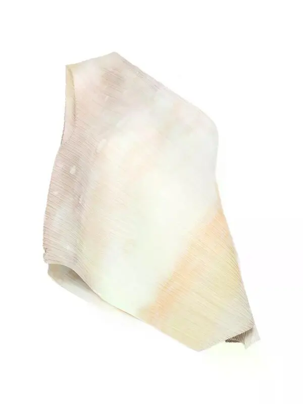 Issey Miyake One-shoulder Pleated Top
