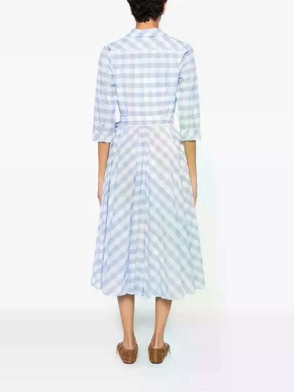 LAVI COUTURE Ninni Gingham-check Dress By
