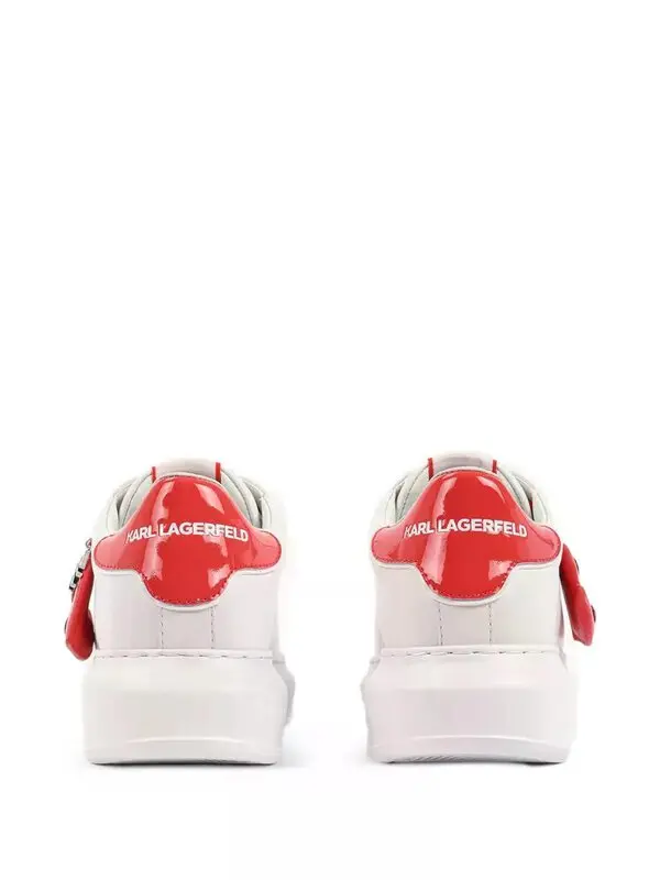 Karl Lagerfeld Heart Motif Logo Print Sneakers