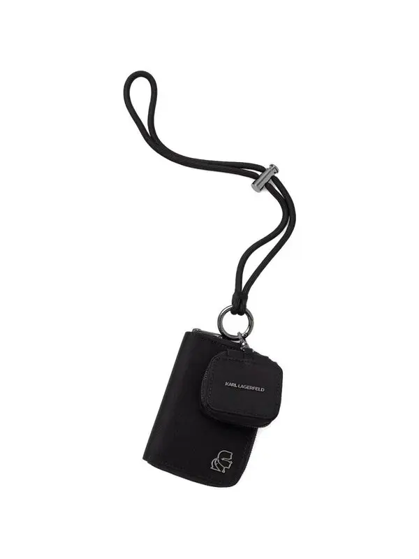 Karl Lagerfeld Logo-plaque Lanyard Wallet