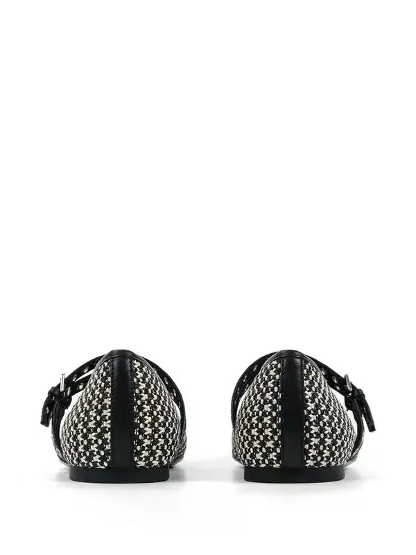 Karl Lagerfeld Eyelet-embellished Ballet Flats