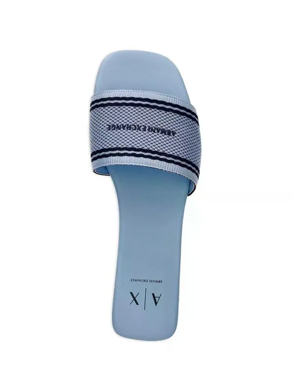 Armani Exchange Logo-print Slides