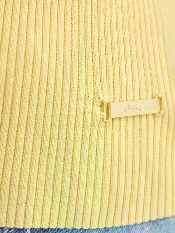 Armani Exchange Ribbed Knit Cardigan