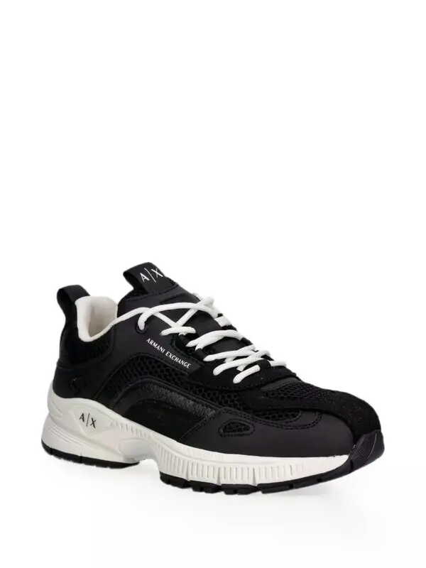 Armani Exchange Panelled Mesh-insert Sneakers