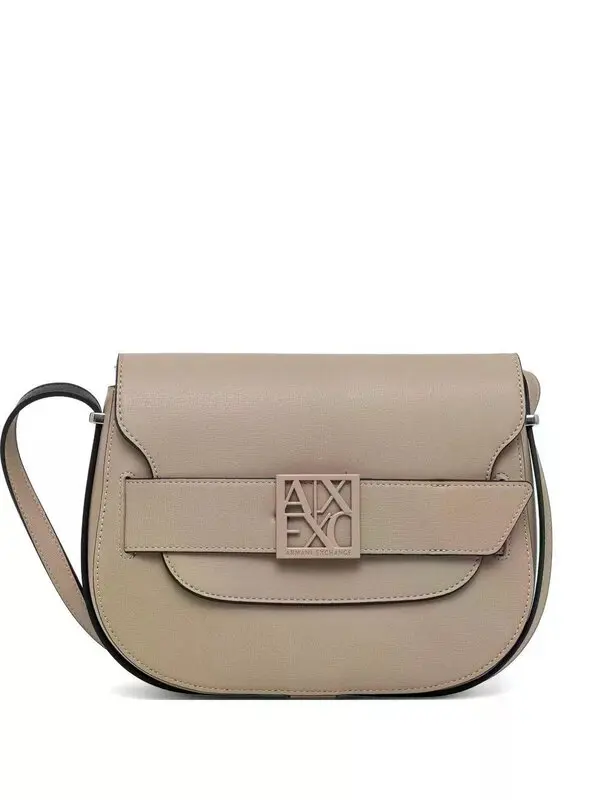 Armani Exchange Logo Plaque Crossbody Bag