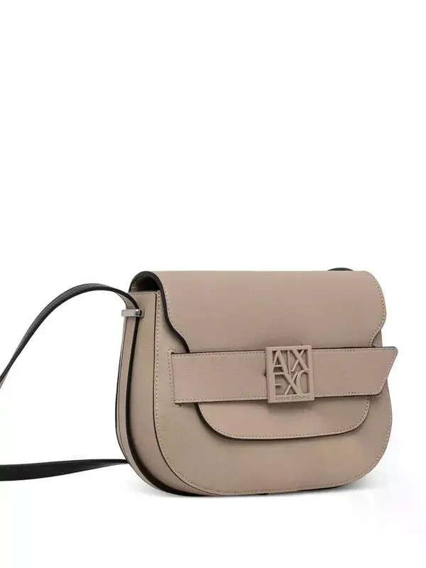 Armani Exchange Logo Plaque Crossbody Bag