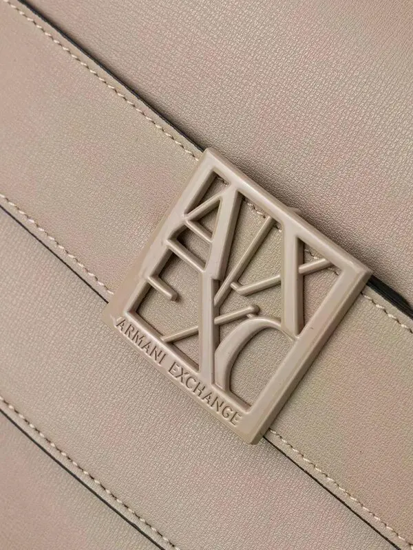 Armani Exchange Logo Plaque Crossbody Bag