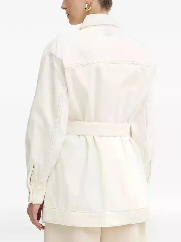 Armani Exchange Belted Denim Jacket