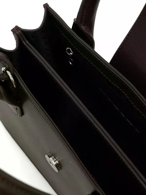 Armani Exchange Logo Plaque Tote Bag