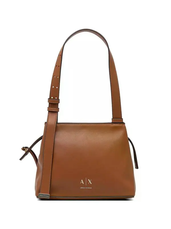 Armani Exchange Logo Plaque Shoulder Bag