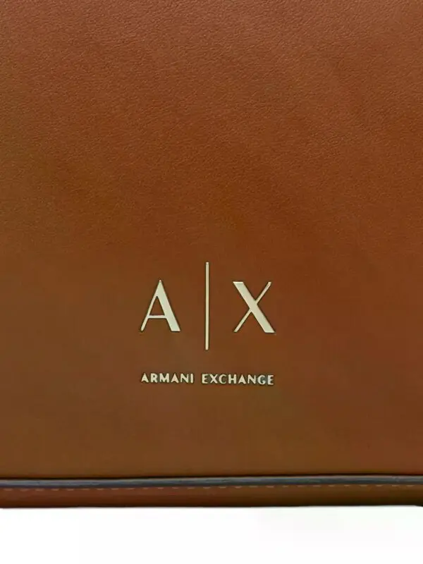 Armani Exchange Logo Plaque Shoulder Bag