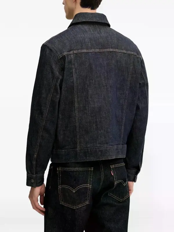 Armani Exchange Logo Patch Denim Jacket