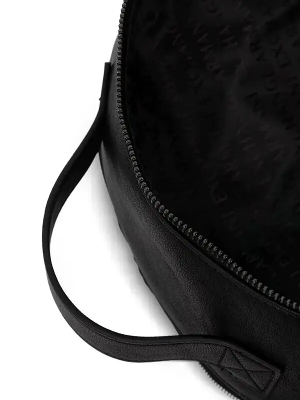 Armani Exchange Pebbled Logo Patch Backpack