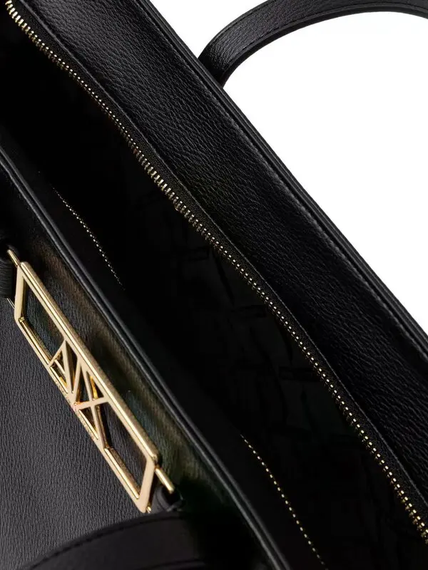 Armani Exchange Logo Plaque Tote Bag