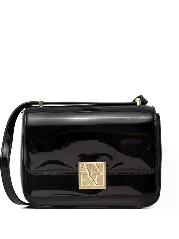 Armani Exchange Logo Plaque Crossbody Bag