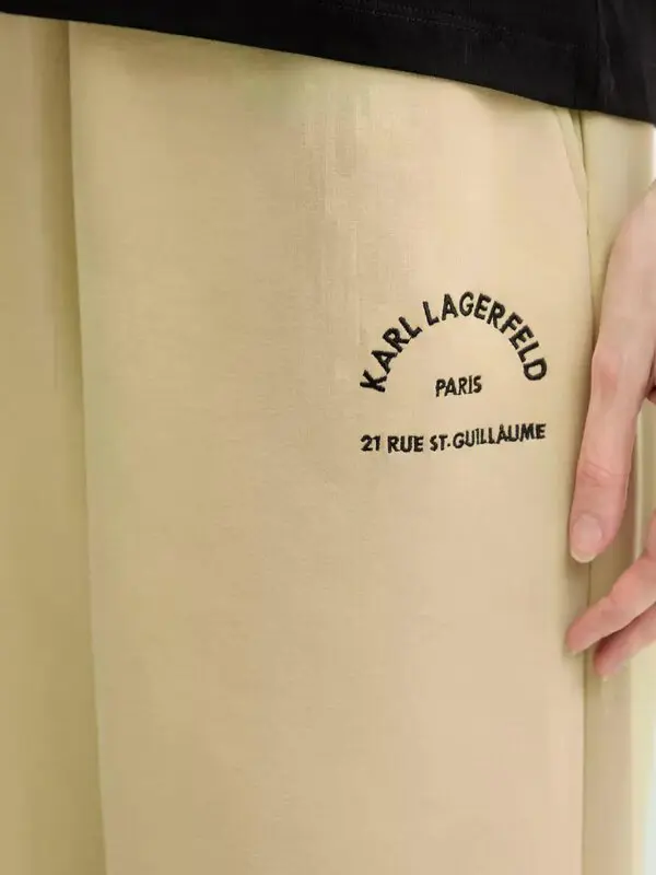Karl Lagerfeld Logo Print Drawstring Track Pants