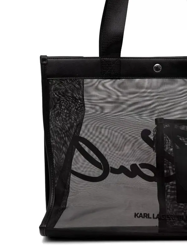 Karl Lagerfeld K/signature Logo-print Tote Bag
