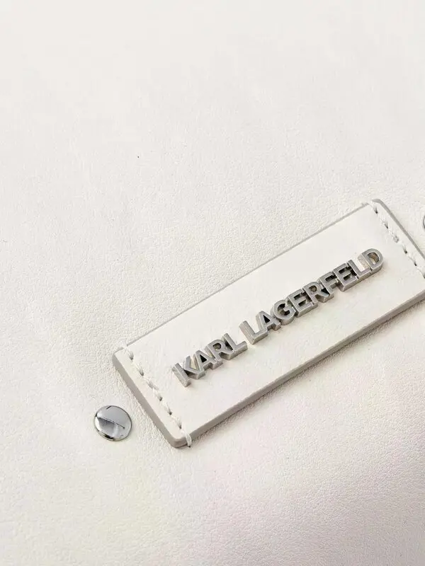 Karl Lagerfeld Eyelet-embellished Shoulder Bag