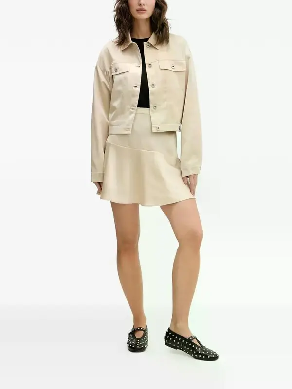 Karl Lagerfeld Satin Cut-out Jacket
