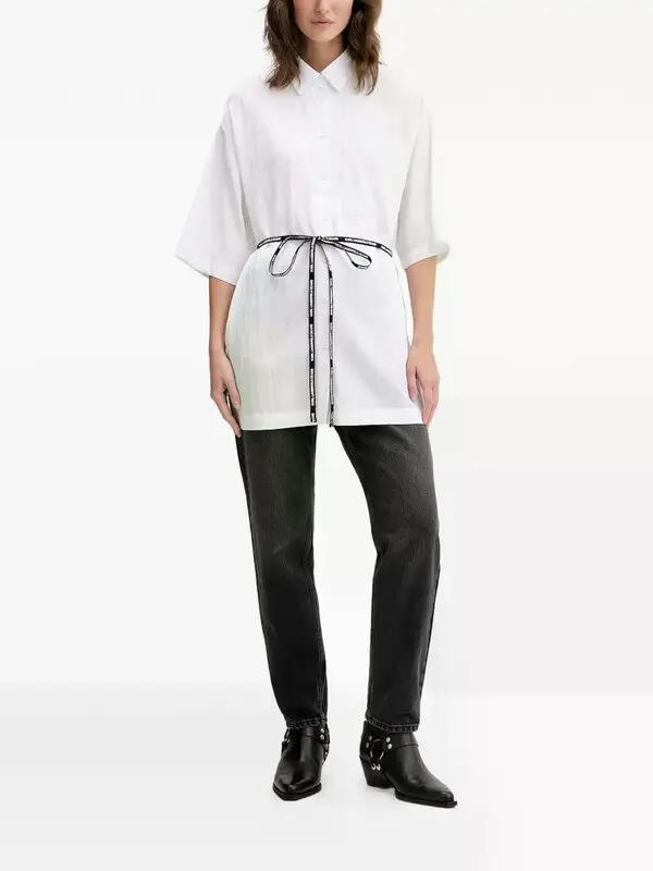 Karl Lagerfeld Button-fly Logo-patch Jeans